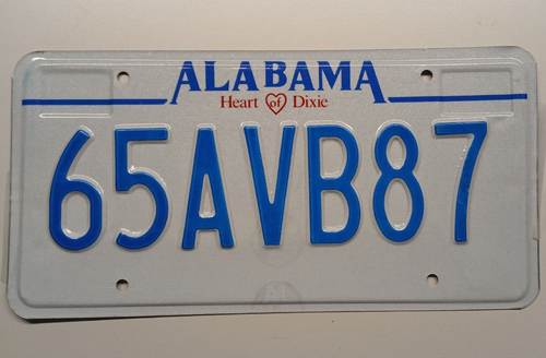 🐾1992 ALABAMA "PASSENGER" LICENSE PLATE (65AVB87) WASHINGTON COUNTY | eBay