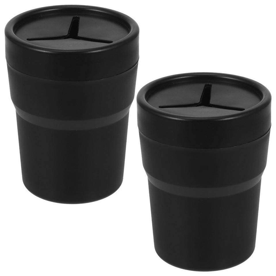 2 Pcs Trash Holder for Car Multi-functional Can Garbage Bin Small ...