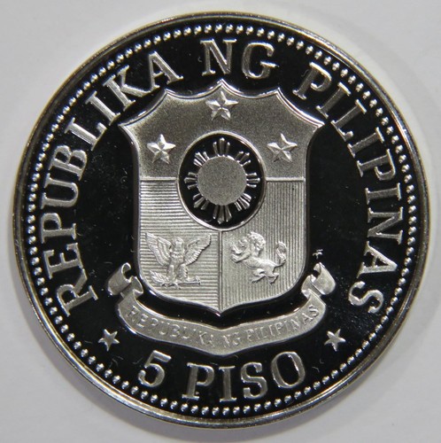 PHILIPPINES 1976 5 PISO FERDINAND E. MARCOS C/N PROOF WORLD COIN 🌈⭐🌈 | eBay