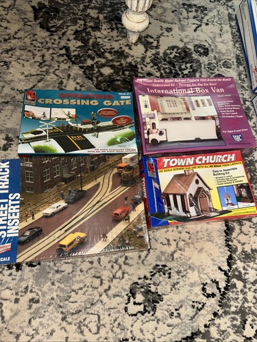 Lot of 3 new “life-like trains” building kit & 1 Train Layout | eBay
