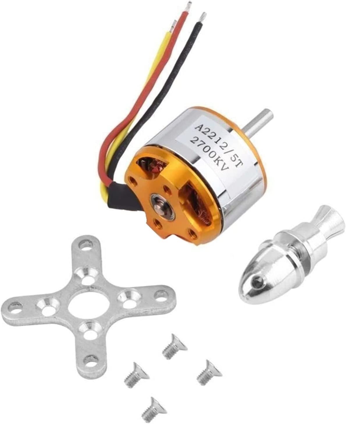A2212 Brushless Outrunner Motor Mounts 6T for DIY RC Aircraft Plane ...