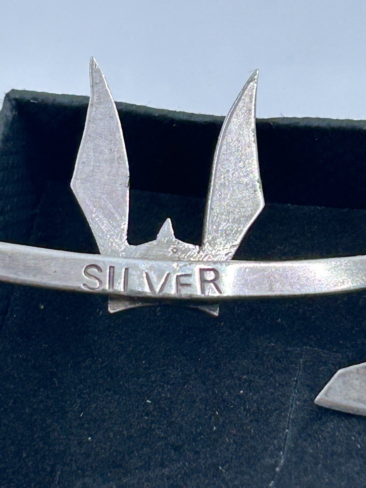 Silver Brooch Axe Bar Design With Viking Winged Helmet | eBay