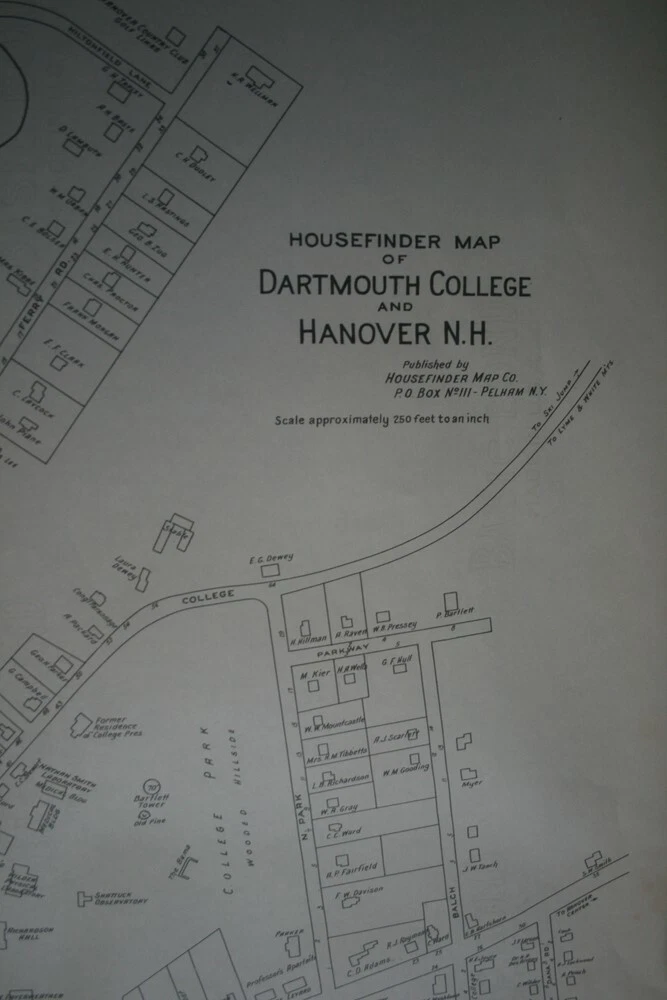 Hanover College Campus Map