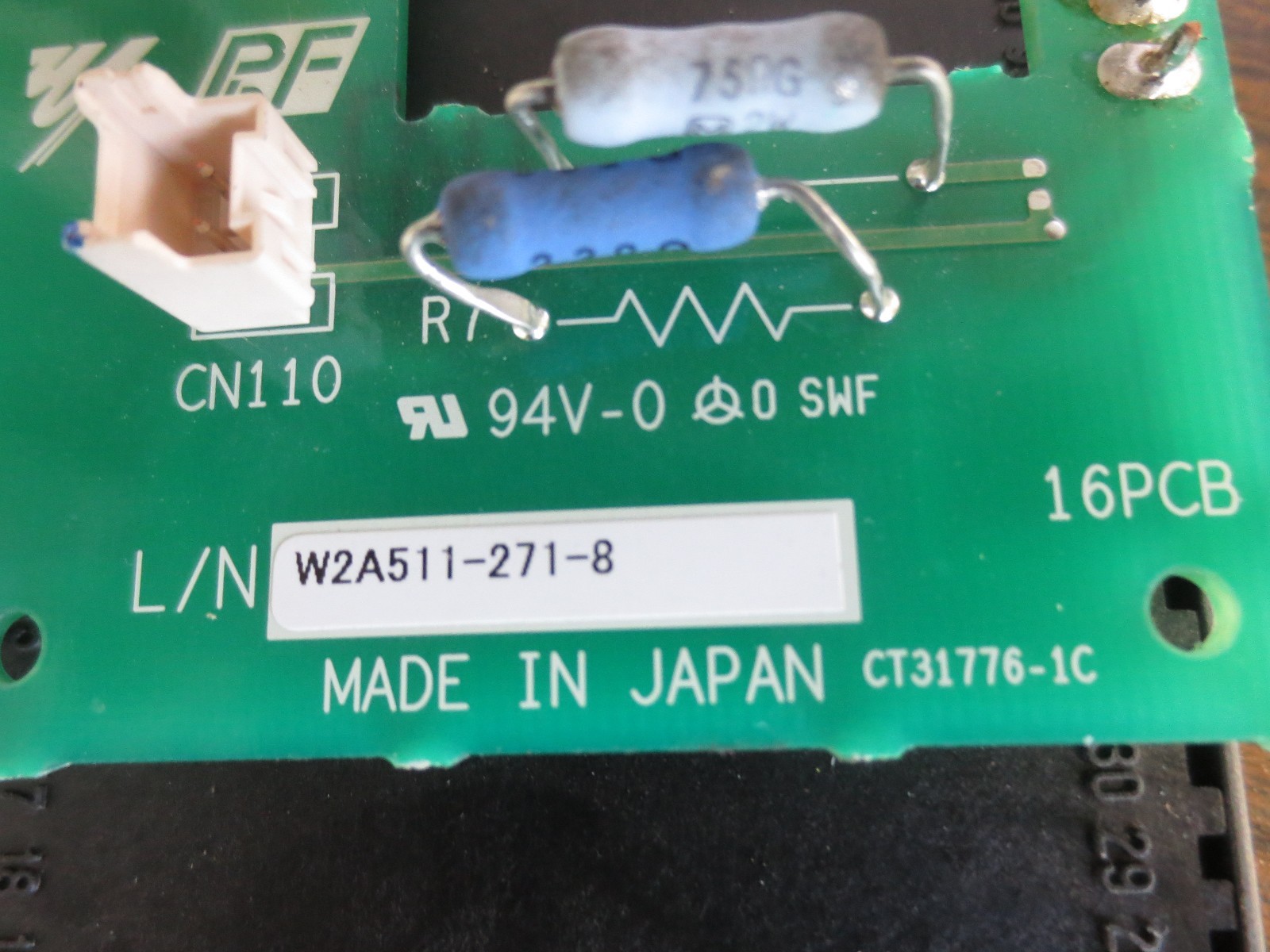 YASKAWA / PbF CT31776-1C CIRCUIT BOARD on MITSUBISHI CM150DXD-24A IGBT ...