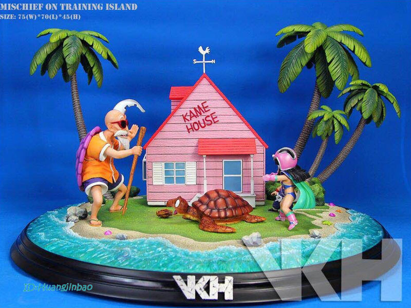 VKH MRC Kame House Statue Dragon Ball Master Roshi Chichi GOKU In Stock ...