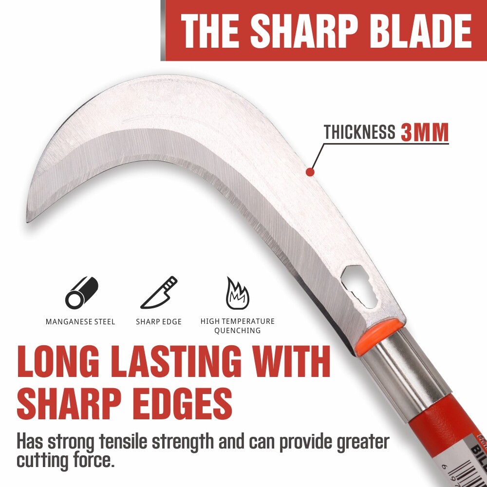 Billhook Sickle Machete Knife Sharp Blade Sickle For Fharvest Farming ...