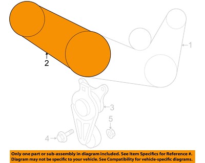 MAZDA OEM 16-17 CX-9 Engine-Belt P30115908 | eBay