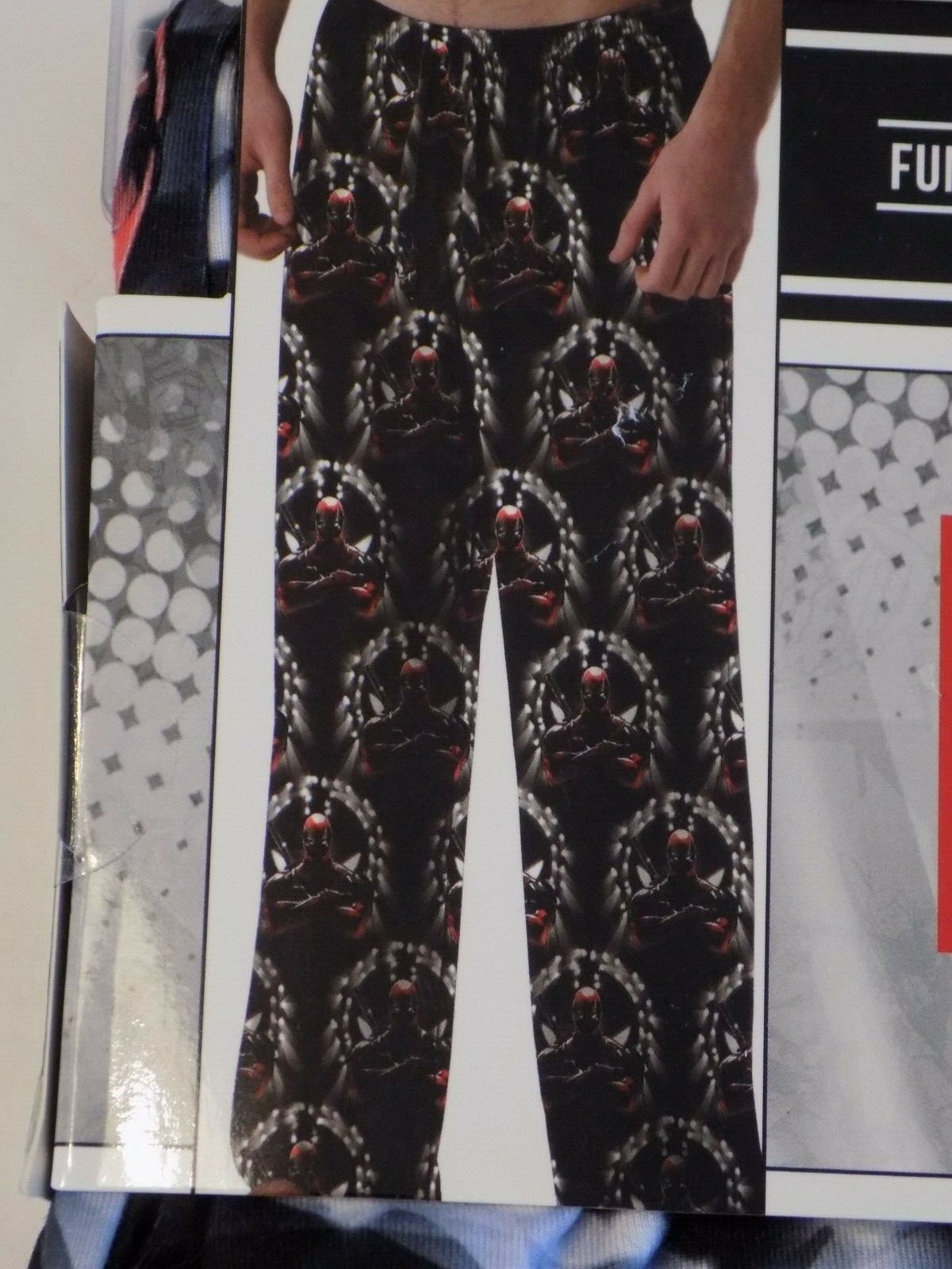 New Men's S-28-30 Deadpool Marvel Comics Movie Pajamas Lounge Pants ...