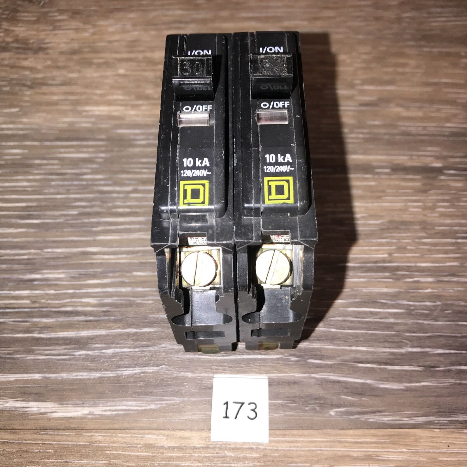 Lot Of 2 Square D QO130 30 Amp Single Pole Type QO Plug On Circuit ...