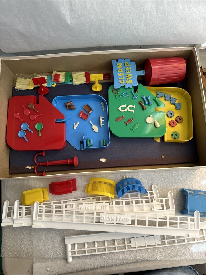 Vintage Clean Sweep Board Game 1967 Classic Board Game Incomplete | eBay