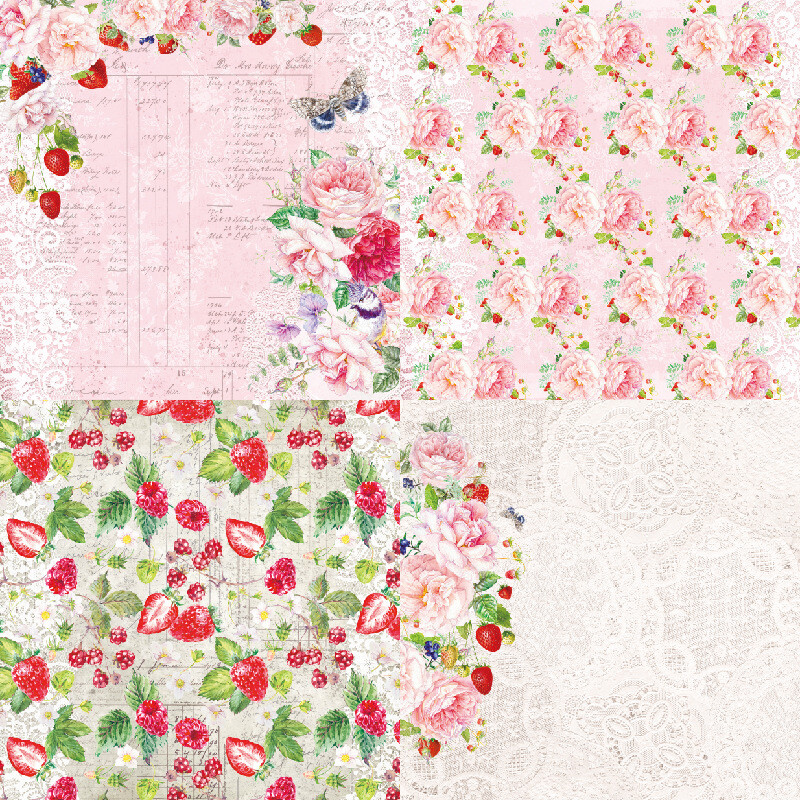 Pink Scrapbooking Paper