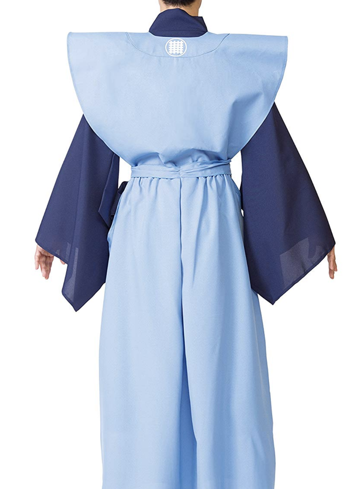 Japanese Men's Kimono Samurai Bushi costume Formal Jacket Hakama ...