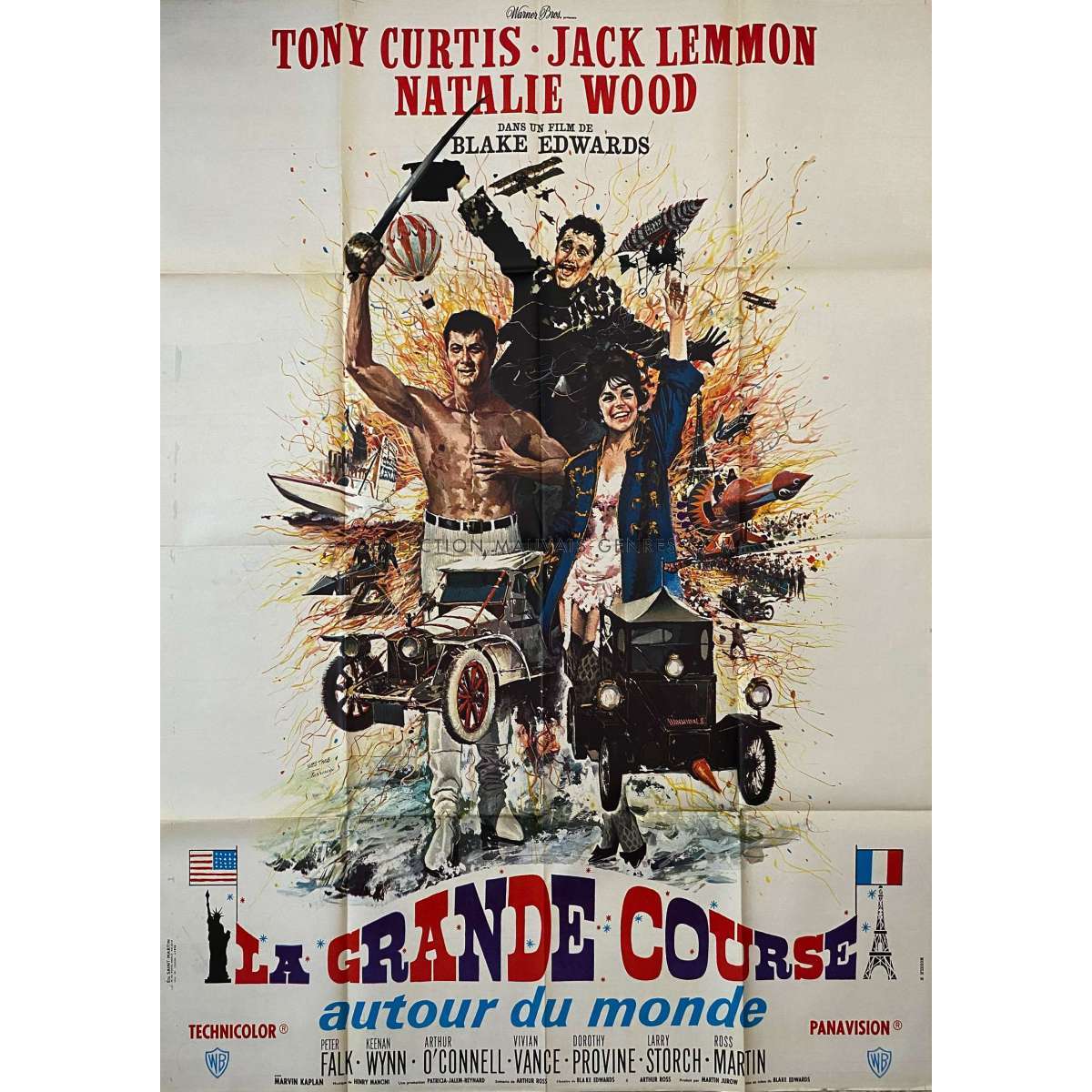 THE GREAT RACE Movie Poster Style B - 47x63 in. - 1965 - Blake Edwards ...