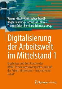 Digitalisierung der Arbeitswelt im Mittelstand 1 von Bernhard Schmenk ...