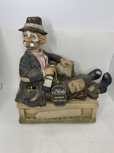 Vintage 1980’s Melody In Motion “Willie The Hobo” Music-box “The JAWS ...