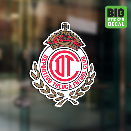 Toluca Diablos Mexico CAMPEON Big Laminated Vinyl Sticker Car Decal ...