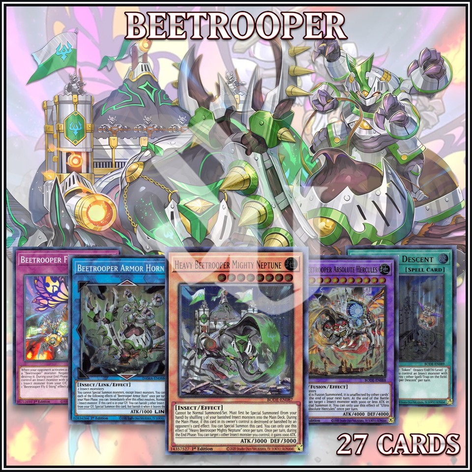 BEETROOPER DECK 27 | Armor Horn Assault Roller Descent Formation Squad ...