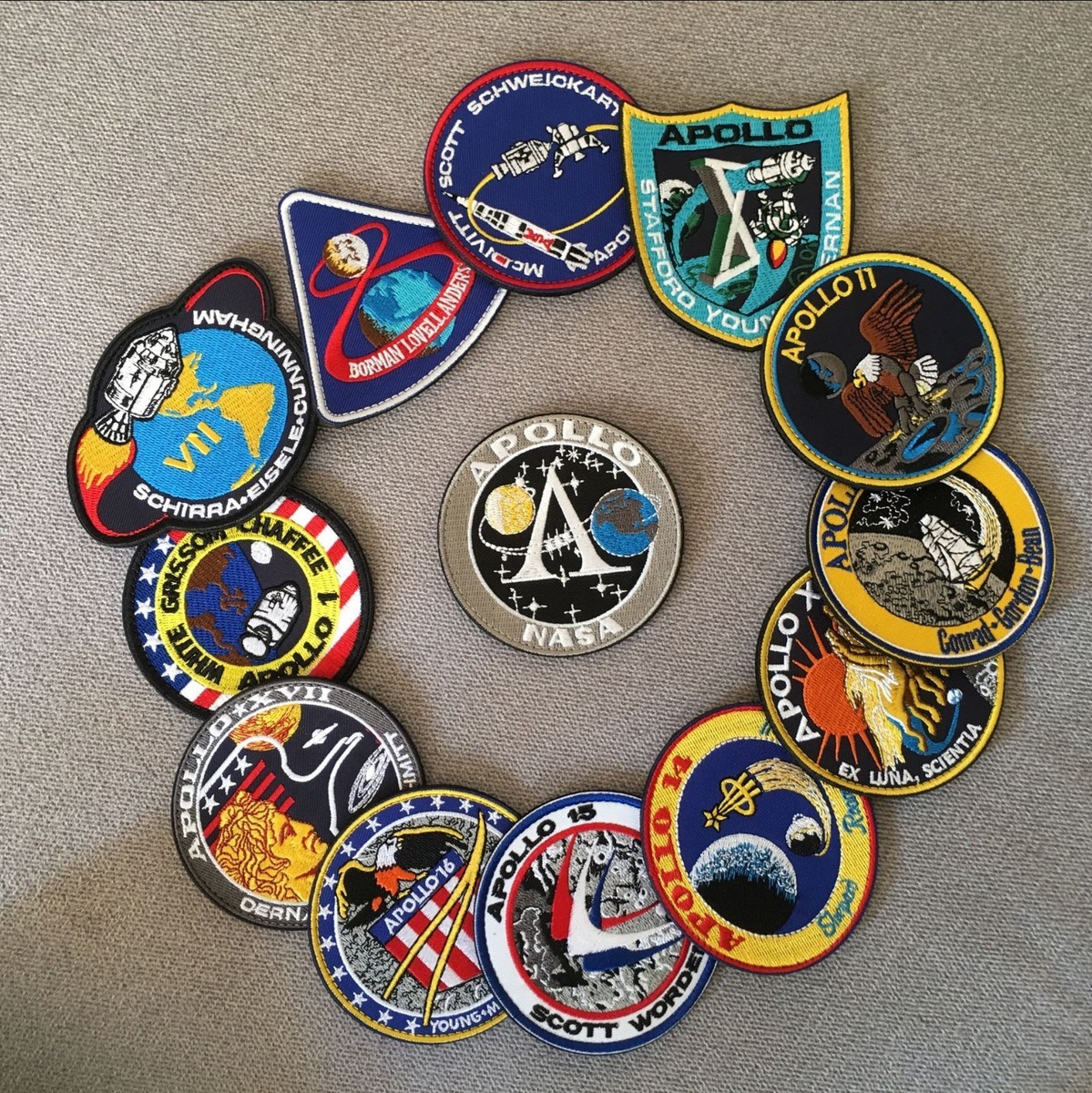 Nasa Apollo Mission Patches