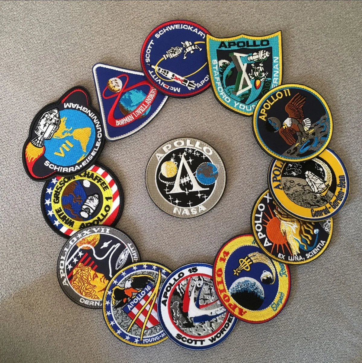Appolo Space Mission Badges 16