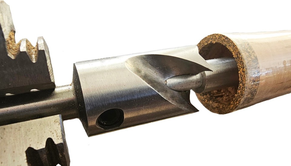 NEW & IMPROVED OLDE FLY SHOP CORK GRIP INLETTING TOOL BIT & PILOT FULL ...