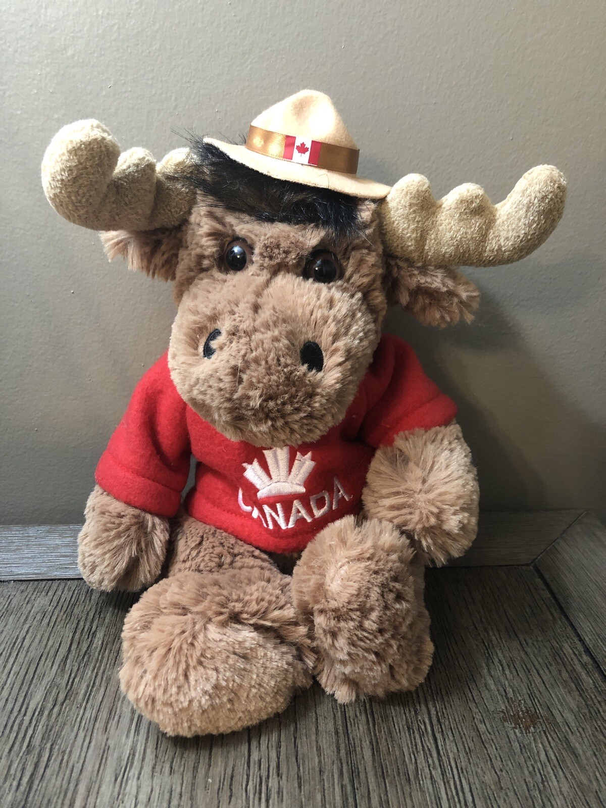 Canada Mountie Moose Plush Police Mounted Stuffed Animal House Hat ...