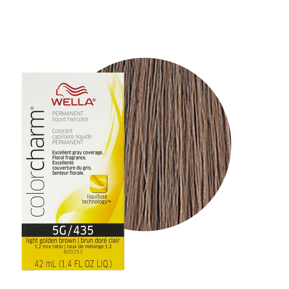 wella Wella Color Charm Permament Liquid Hair Color 42mL Light Golden ...