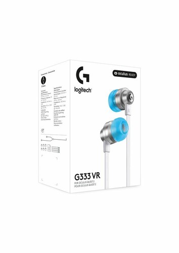 Logitech 981-001002 G333 VR Wired Stereo Gaming In-Ear Headphones for ...