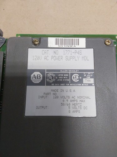 Allen Bradley 1771-P4S 120V AC Power Supply Module | eBay