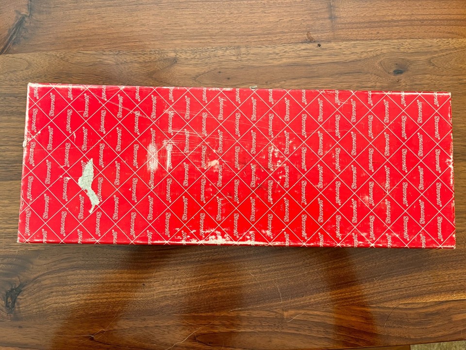 STARRETT #120A-9 Dial Caliper 0-9" W/Wood Case. USA Slightly used - New ...