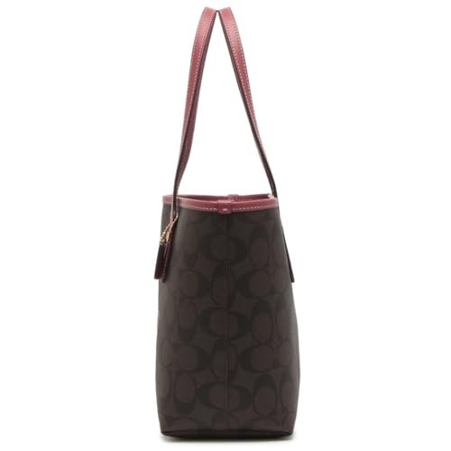 Coach Outlet Mini City Tote Bag Horse and Sleigh Brown/Pink Women's ...