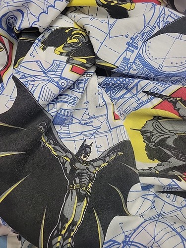1992 Batman Returns Twin Bed Fitte Sheet DC Comics Catwoman Penguin VTG ...