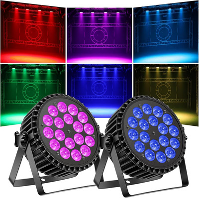 Par Lights LED Stage Lights 180W RGB UV Uplights Stage Lighting Effect ...