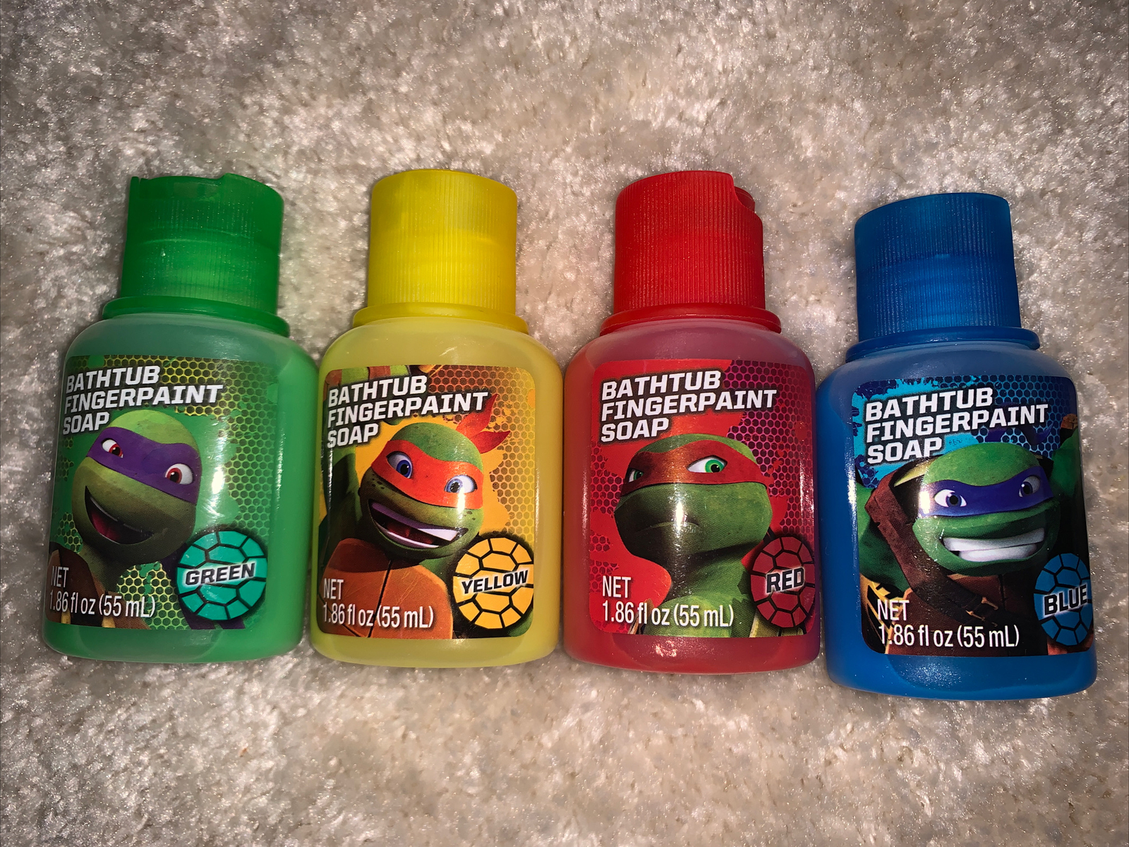 Teenage Mutant Ninja Turtles Bathtub Fingerpaint Soap Set of 4 Colors ...
