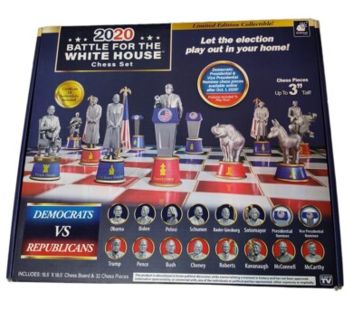 NEW 2020 Battle For The White House Chess Set | eBay