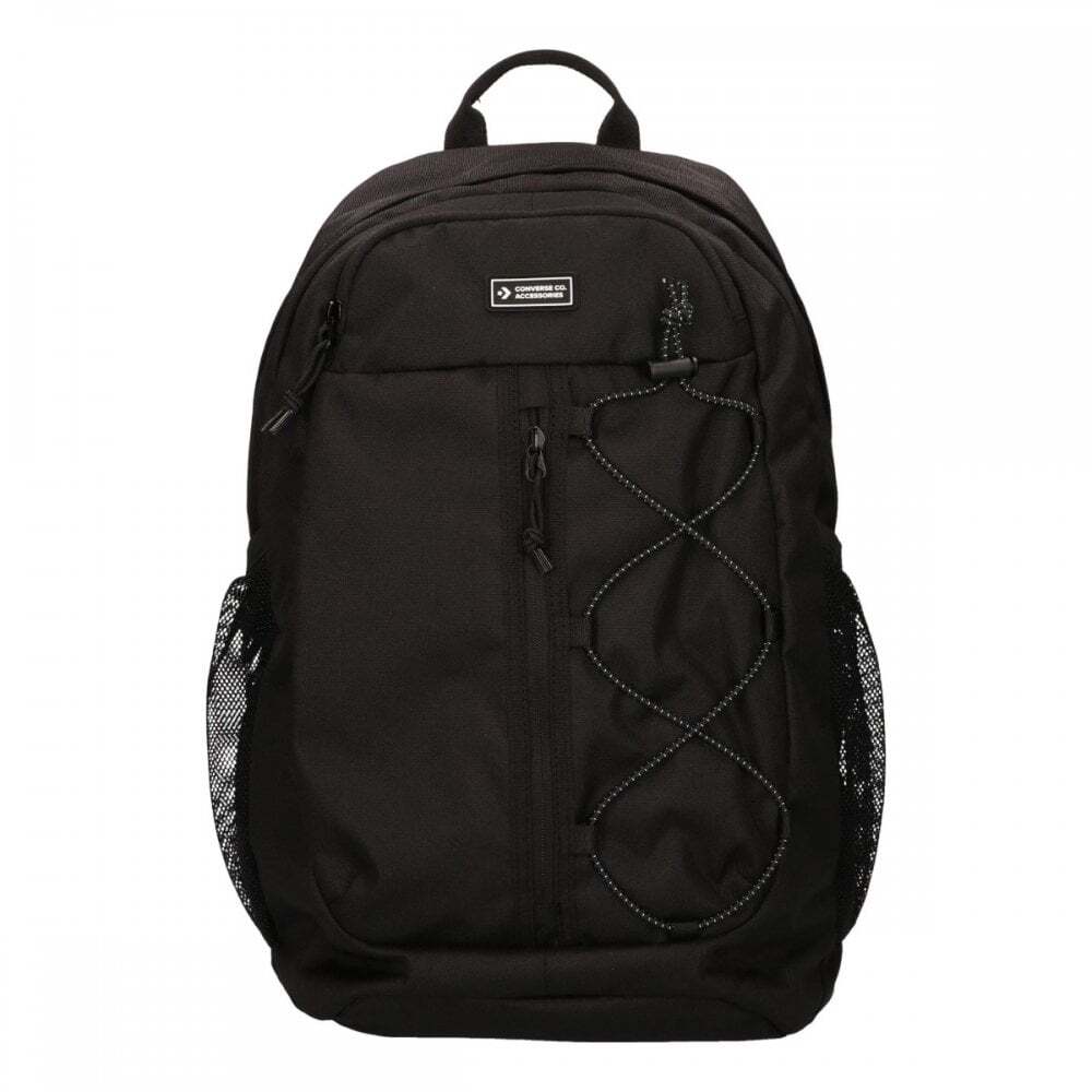 Converse Transition 10022097-A01 Unisex Jet-Black Zipper Backpack Bag ...