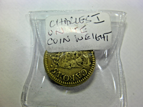 COIN WEIGHTS CHARLES 1 GOLD UNITE COIN VERY RARE | eBay UK