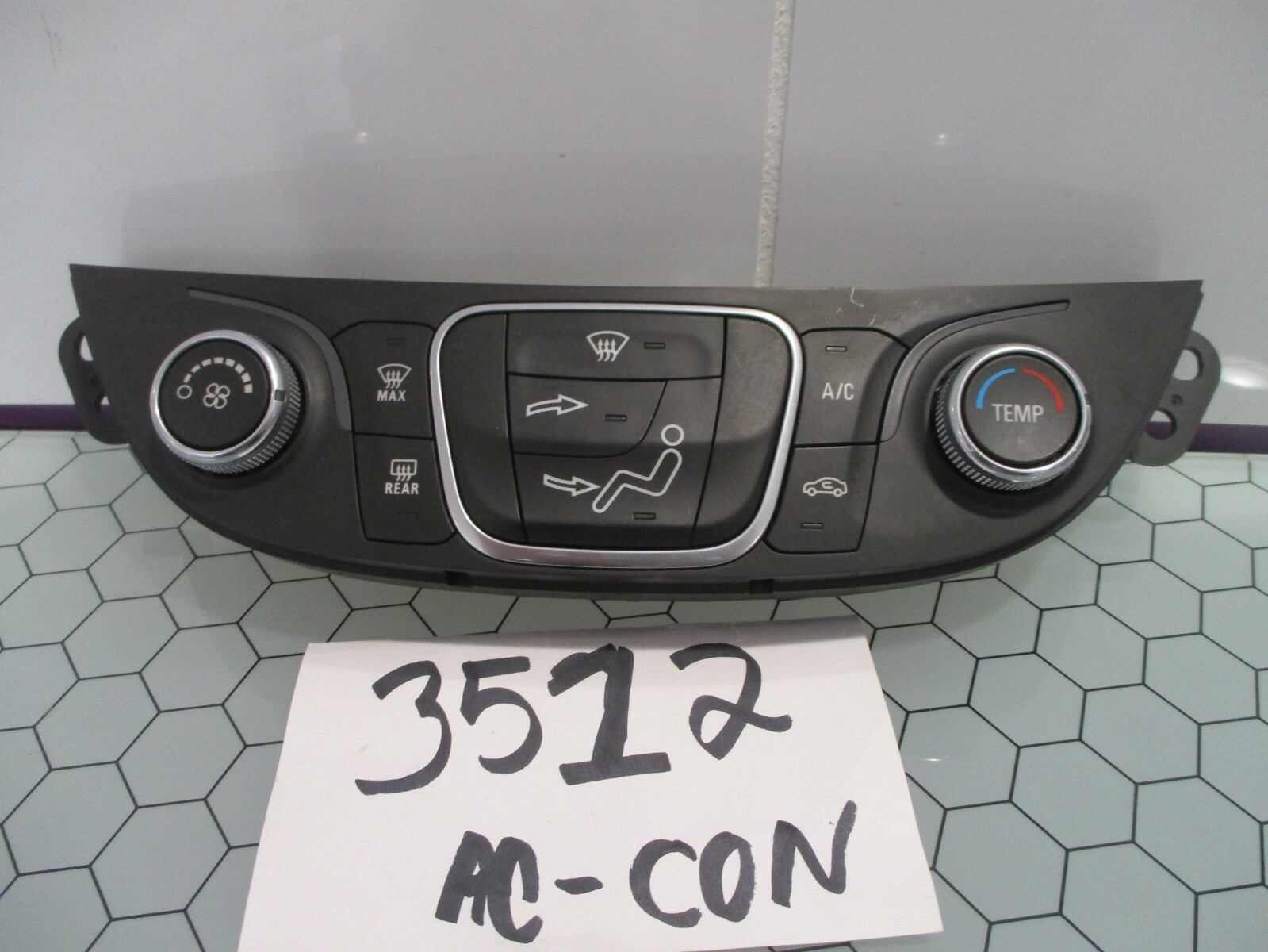16 17 18 Chevrolet Malibu AC and Heater Control Used Stock #3512-AC | eBay