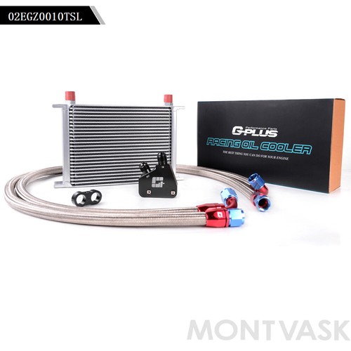 New Fit For LS1 LS2 LS3 25 Row 10AN GM Engine Oil Cooler + Sandwich ...