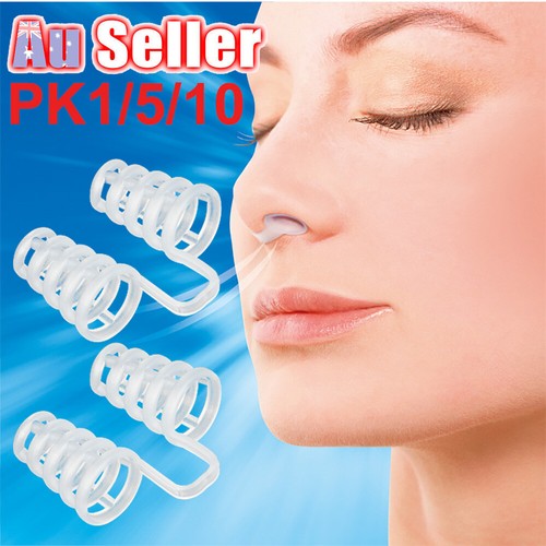 Anti Snore Aid Device Stop Snoring Stopper Sleep Apnea Nose Clip Nasal ...