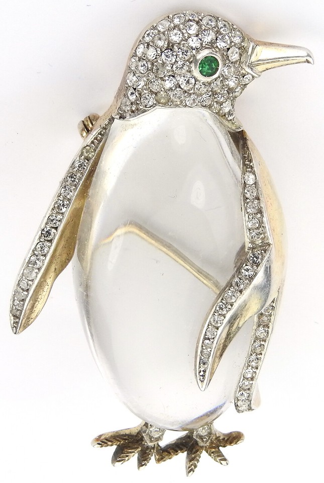 Trifari 'Alfred Philippe' (for Ciro UK) Gold and Pave Jelly Belly ...