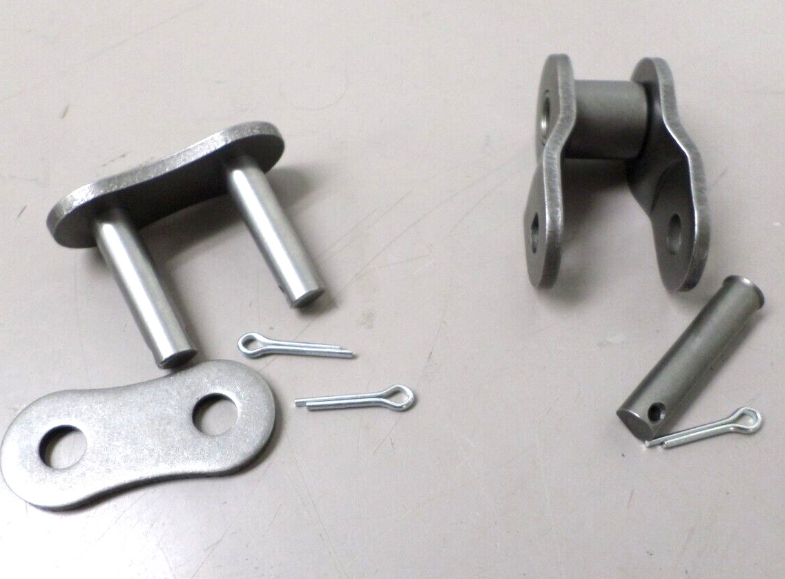 Hillman A.N.S.I. No. 100 Roller Chain Connecting Link + Offset Link 1-1 ...
