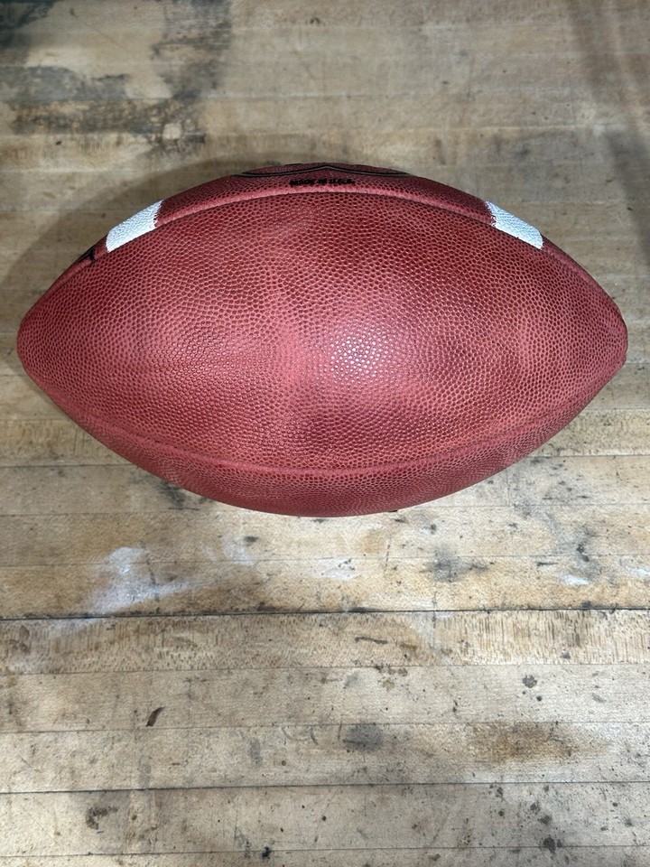 Wilson GST Full-Size Red NFL Panel Color Leather NFHS / NCAA Football ...