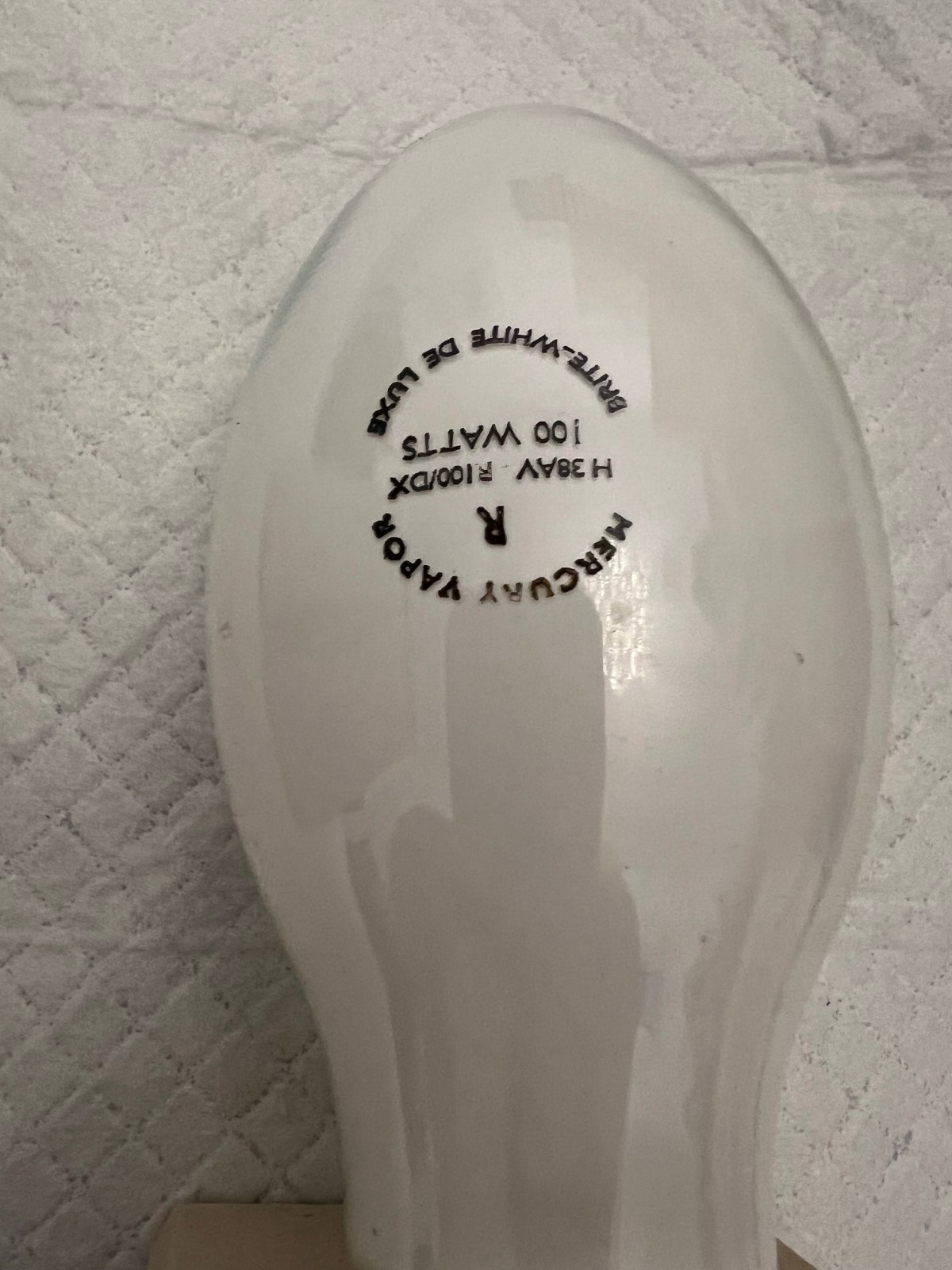 H38AV-R100/DX MERCURY VAPOR LIGHT BULB Medium Brite White Deluxe NEW 🎯 ...