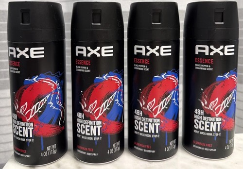 4 Pack: Axe Essence Deodorant Bodyspray - Black Pepper & Cedarwood ...