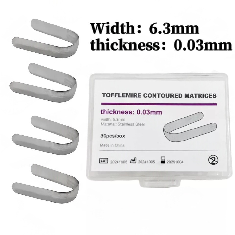 Dental Tofflemire Premolars Matrix Band Contoured Matrices Stainless ...