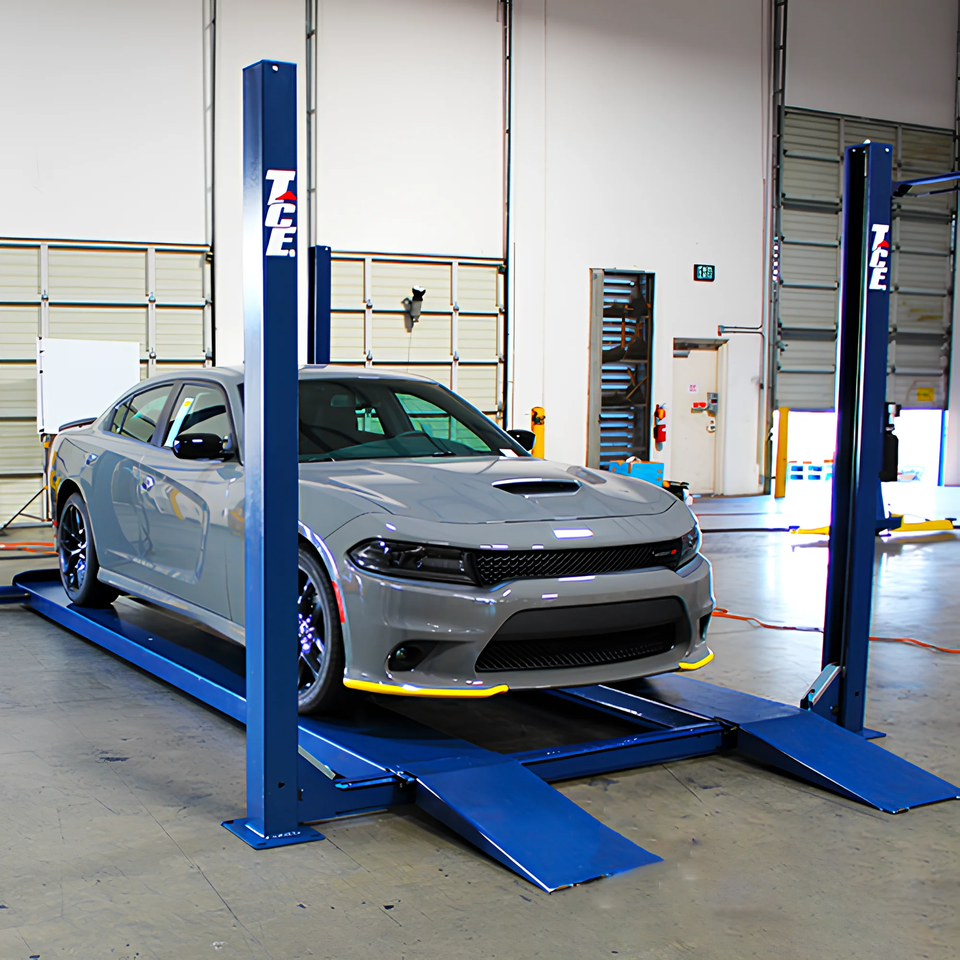 TCE Four Post Lift 9000lbs 4 Post Car Lift Auto Truck Hoist 110V 60HZ ...