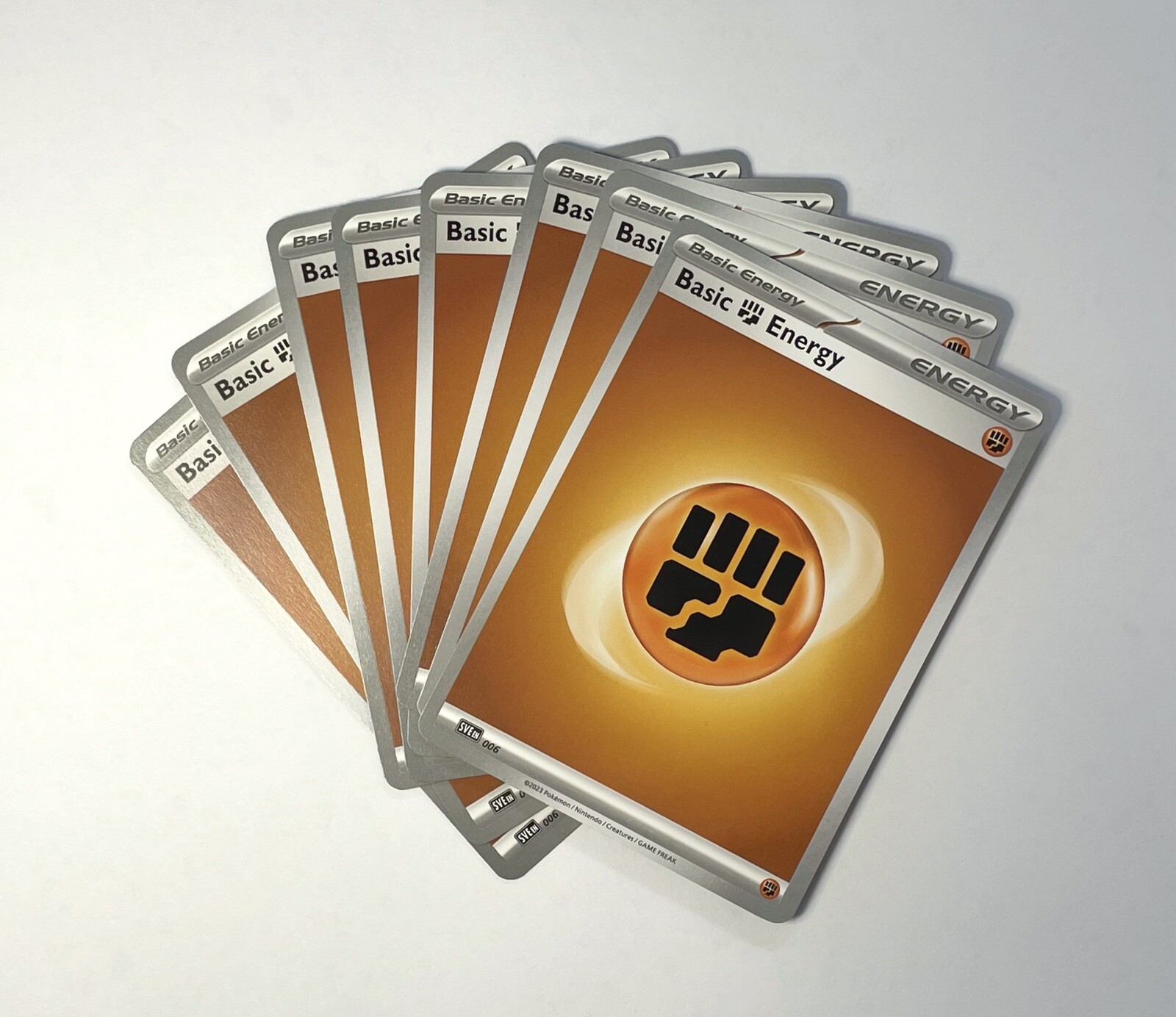 2023 Pokémon TCG 8X Basic Fighting Energy Cards | eBay