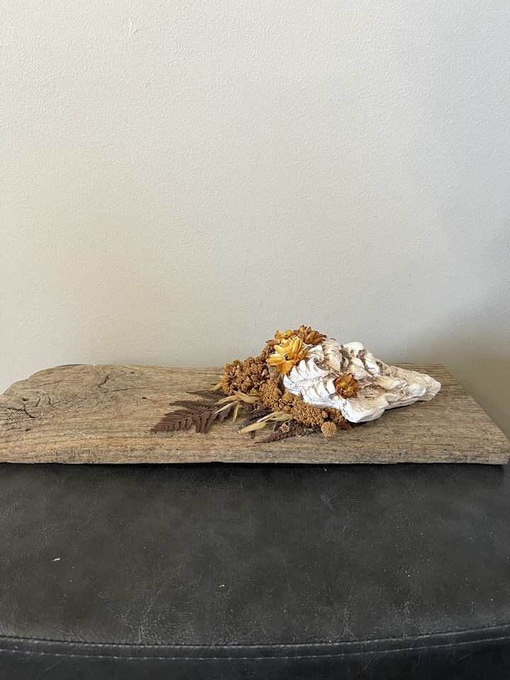 Male Face Art Wood Hanging Fall Mythical Greek gods Devil Floral | eBay