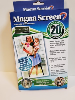 MAGNA MESH SCREEN HAS 20 MAGNETS 2 xs 83 x 19.5 L3 | eBay
