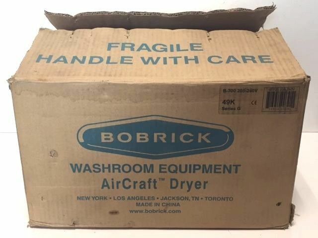 BOBRICK B700 B-700 208-240V 9-10A Aircraft Automatic Hand Dryer Surface ...